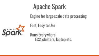 Use r tutorial part1, introduction to sparkr | PPT