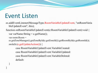 User variable and room variable | PPT