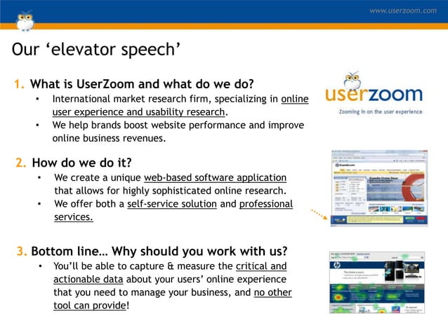 UserZoom Overview | PPT