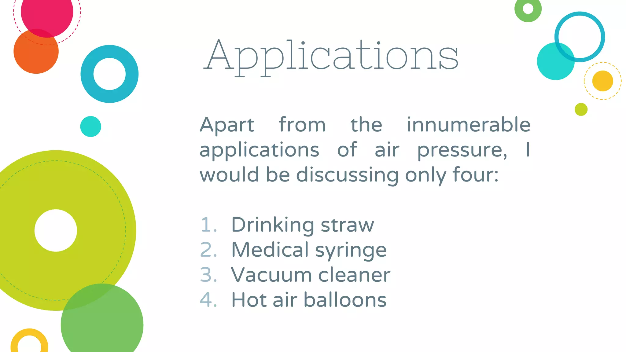 Uses of Air Pressure in Daily Life | PPTX