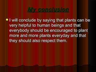 Uses Of Plant | PPT