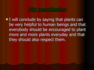 Uses Of A Plant | PPT | Agriculture | Industries