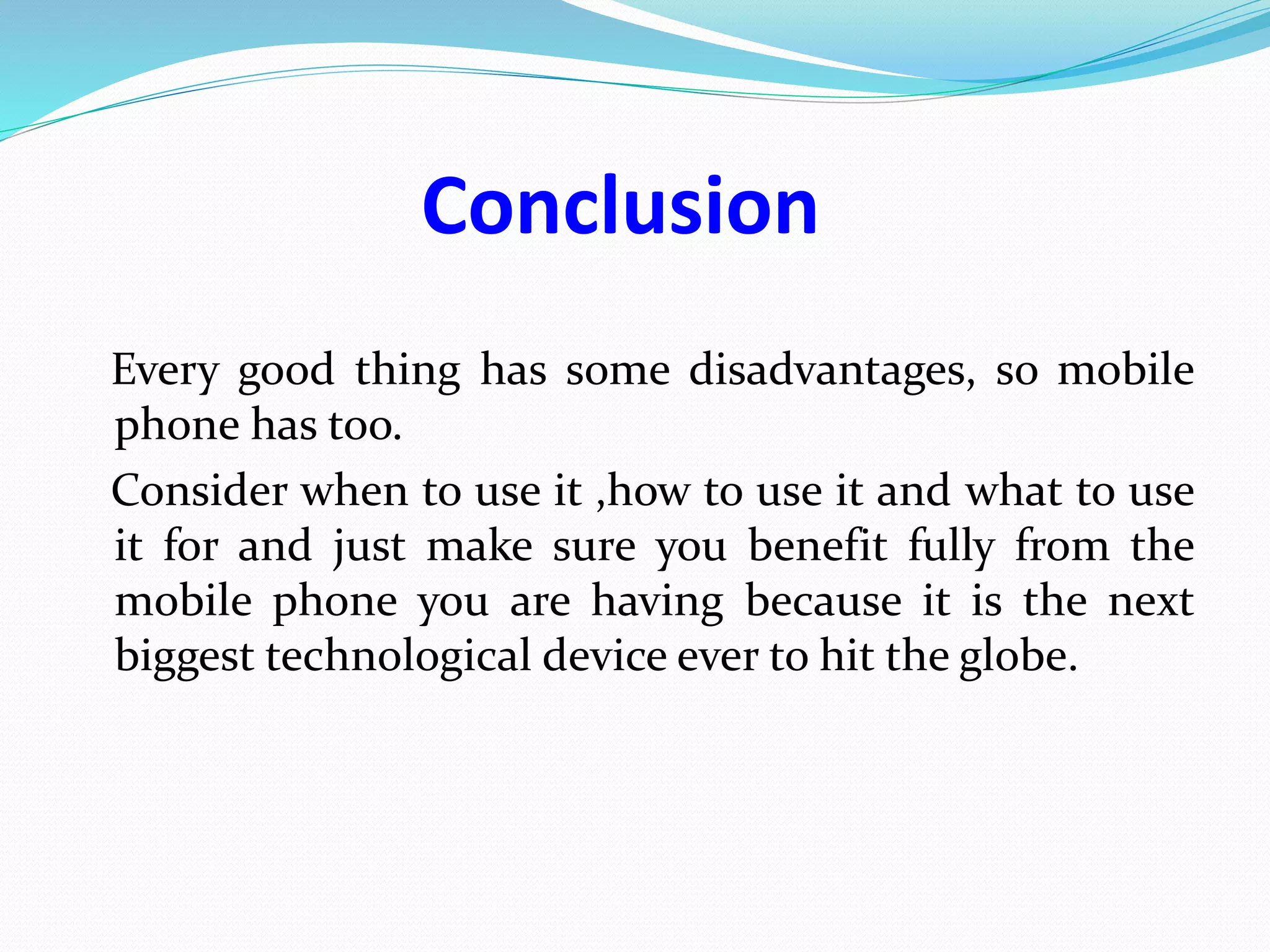 Uses and Abuses of Mobile Phone | PPTX