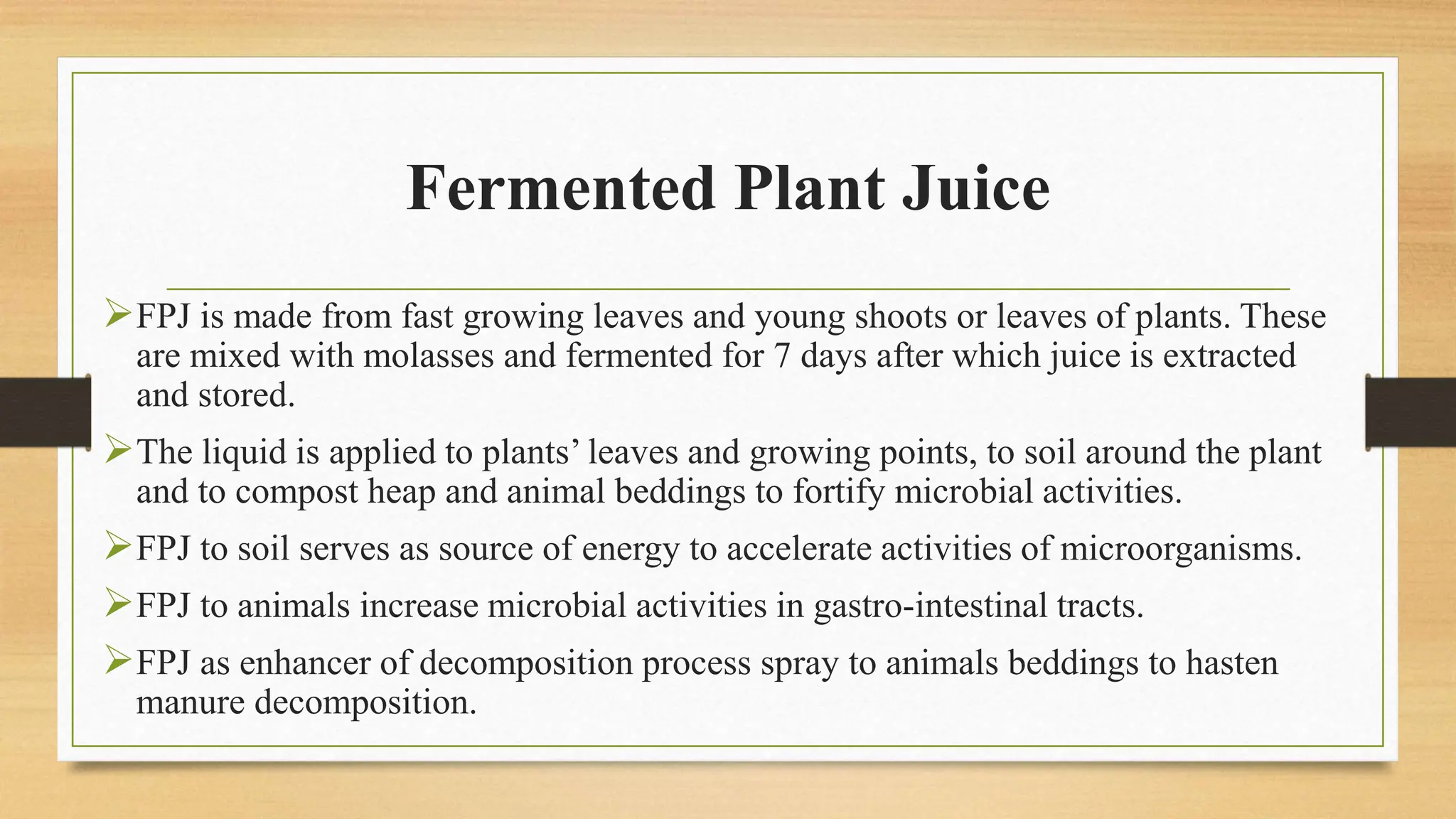 Uses and benefits of organic concoctions | PPTX