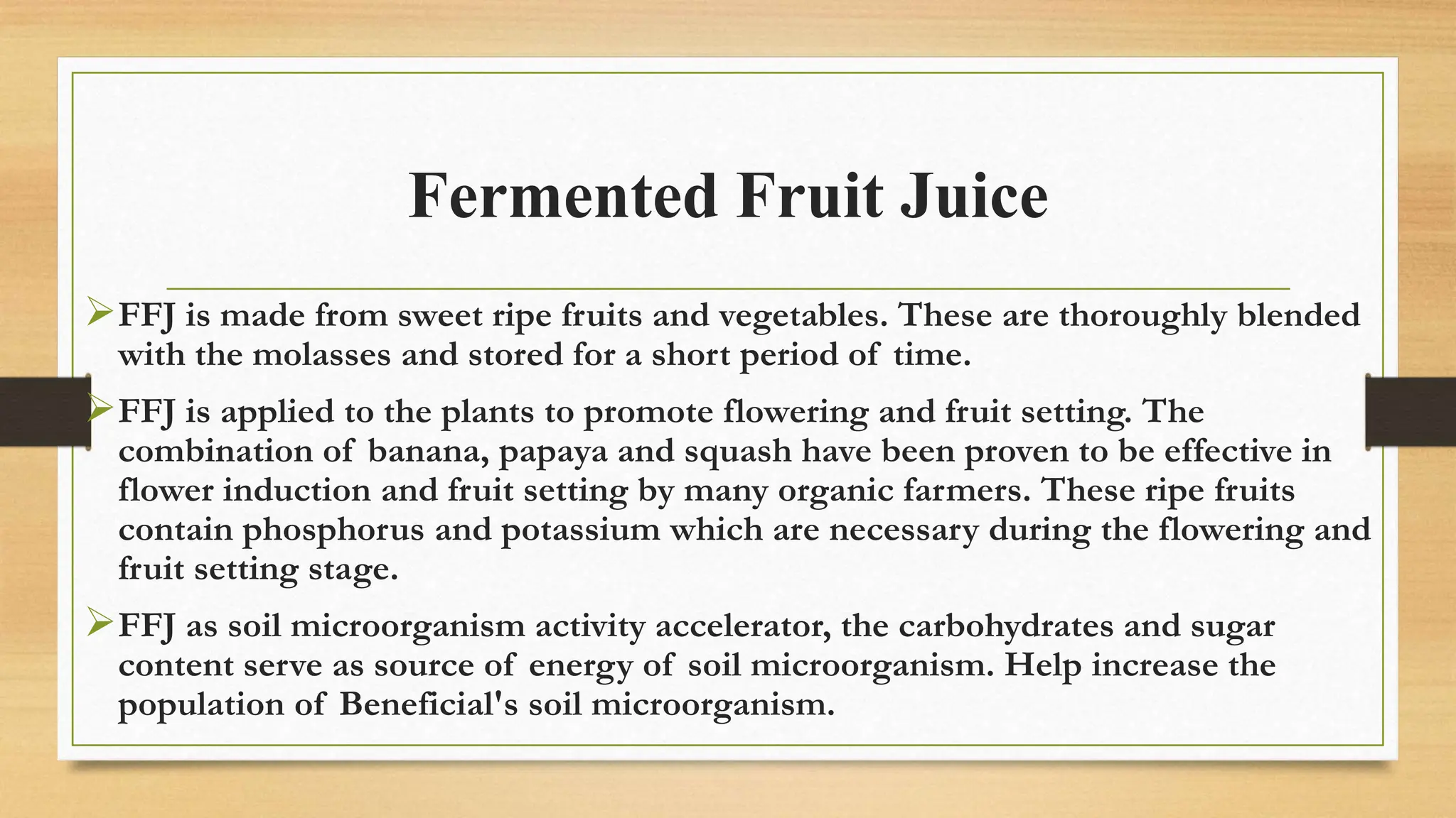 Uses and benefits of organic concoctions | PPTX