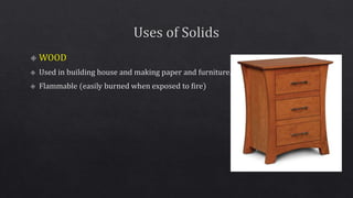 Uses and effects of common materials | PPT