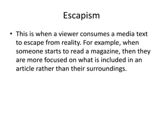 Uses and Gratifications | PPTX