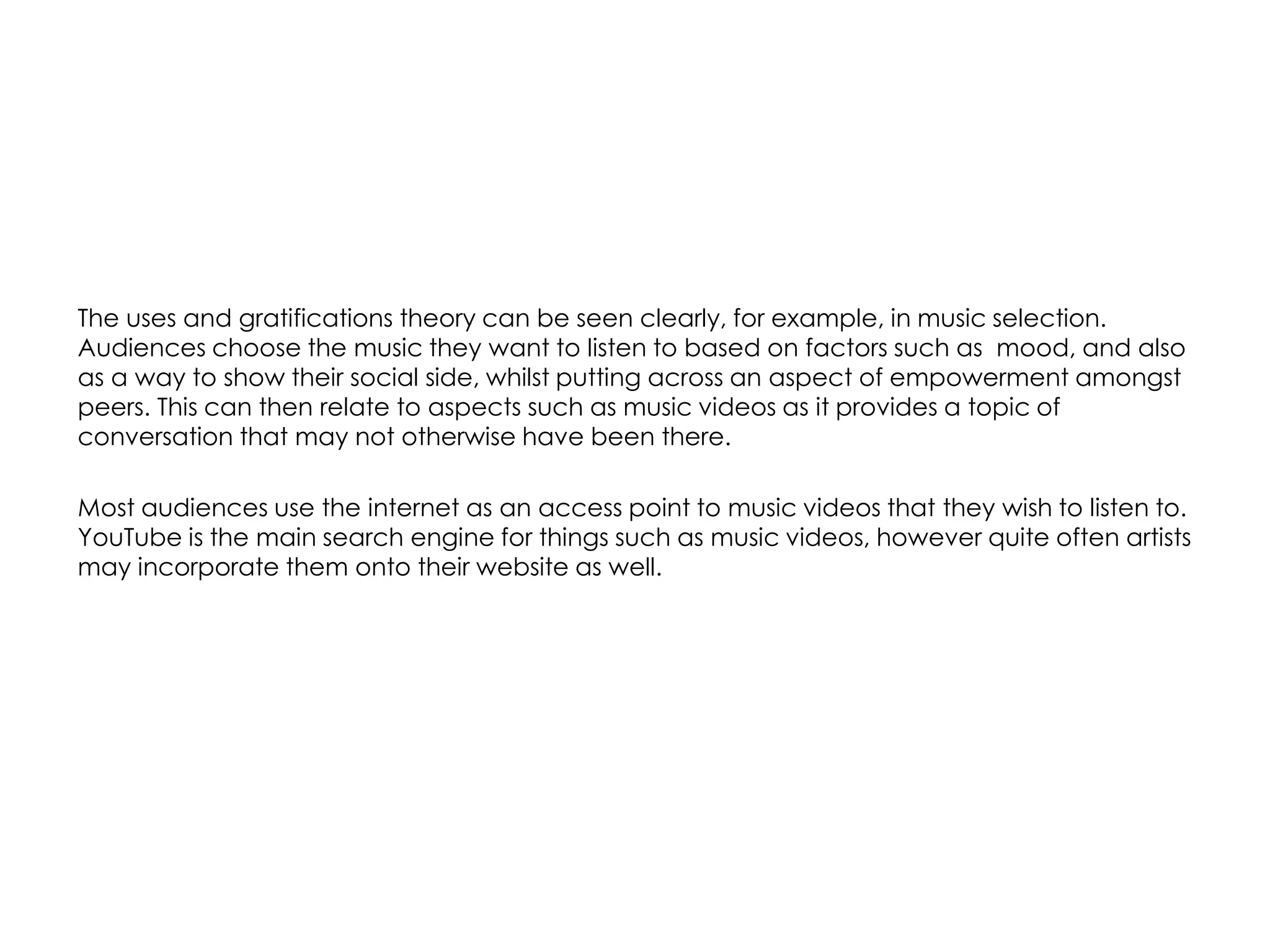 Uses and Gratifications Media Theory | PPT