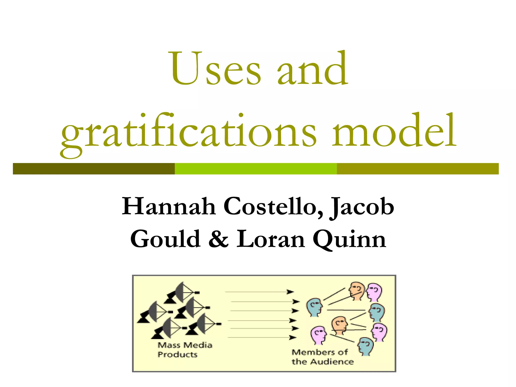Uses and gratifications model | PPT