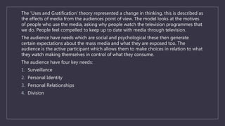 Uses And Gratification Theory | PPTX | Dating | Family and Relationships