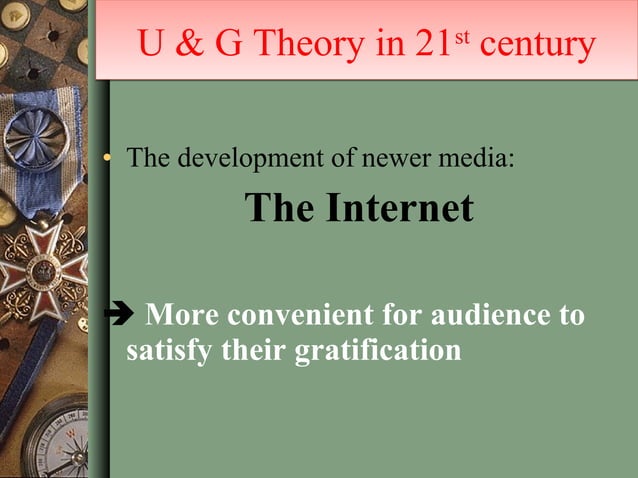 Usesandgratificationtheory presentation-110729094139-phpapp01 | PPT