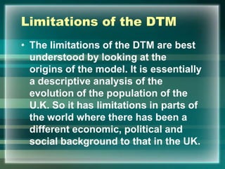Uses And Limitations Of The Dtm | PPSX