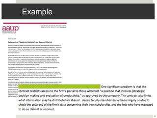 Uses and misuses of quantitative indicators of impact | PPT