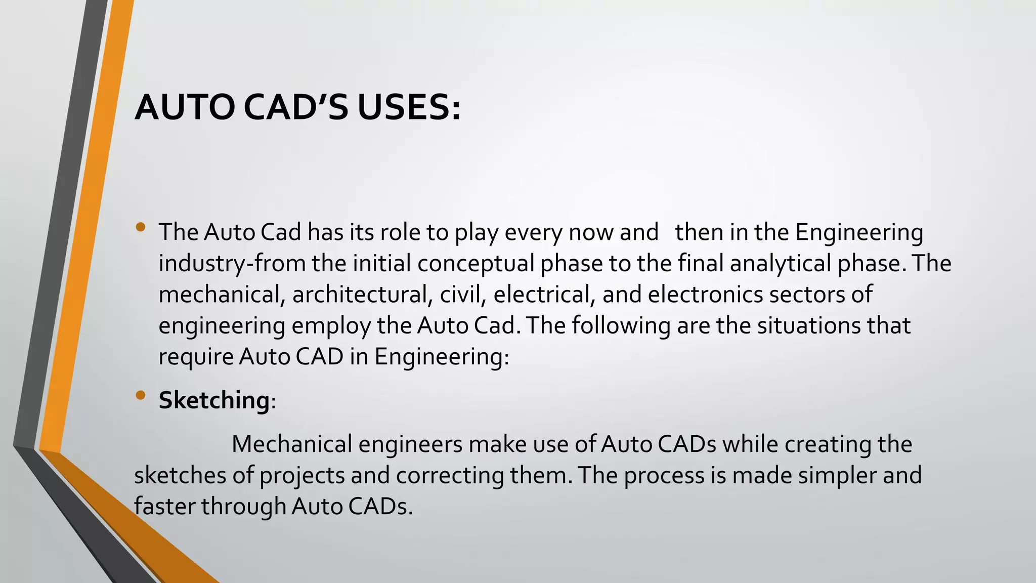 Use Auto CAD | PPT