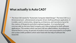 Use Auto CAD | PPT