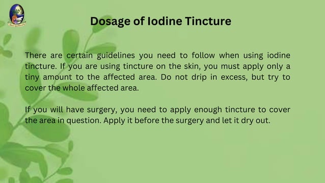 Uses, Benefits, and Side Effects of Iodine Tincture.pptx