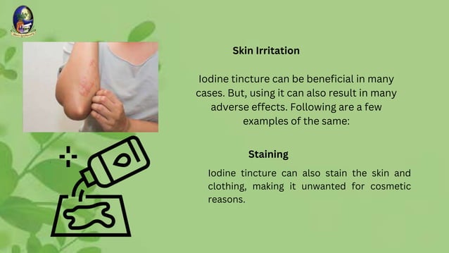 Uses, Benefits, and Side Effects of Iodine Tincture.pptx