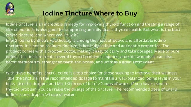 Uses, Benefits, and Side Effects of Iodine Tincture.pptx