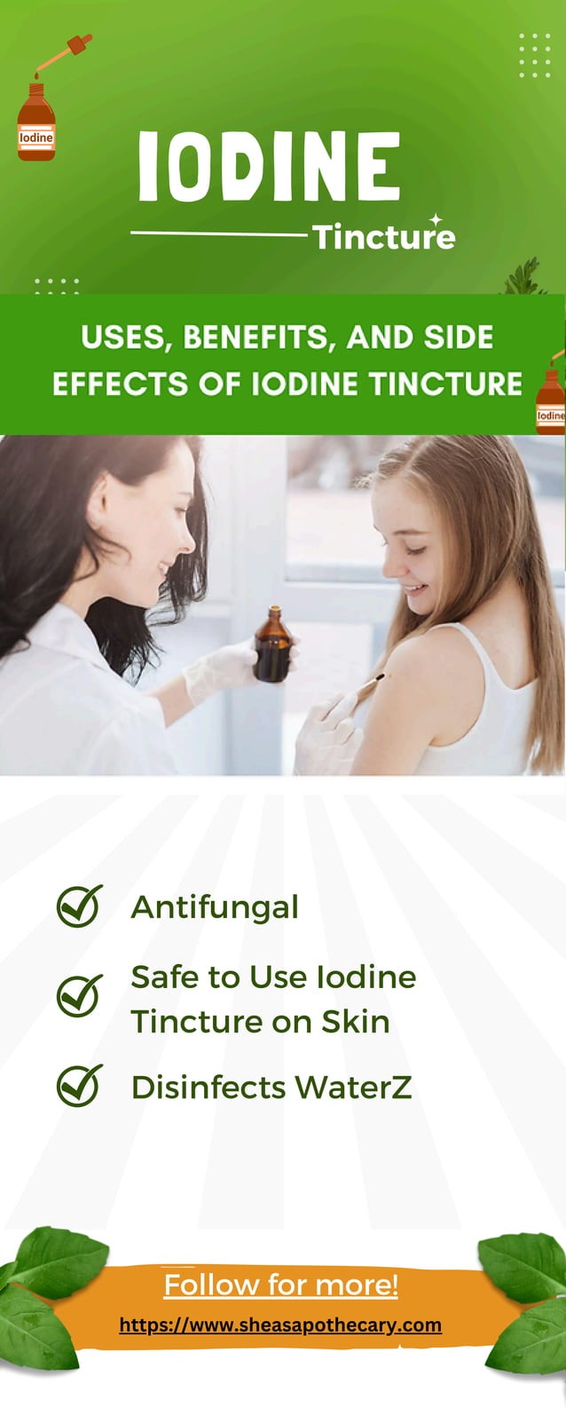 Uses, Benefits, and Side Effects of Iodine Tincture | PDF