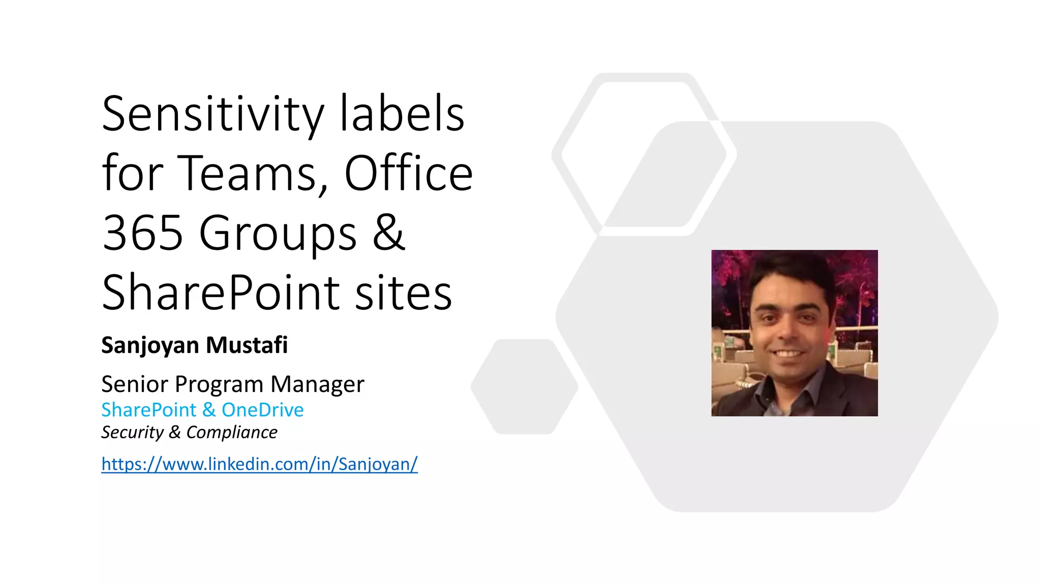 Sensitivity labels for Teams, Microsoft 365 Groups & SharePoint Sites ...