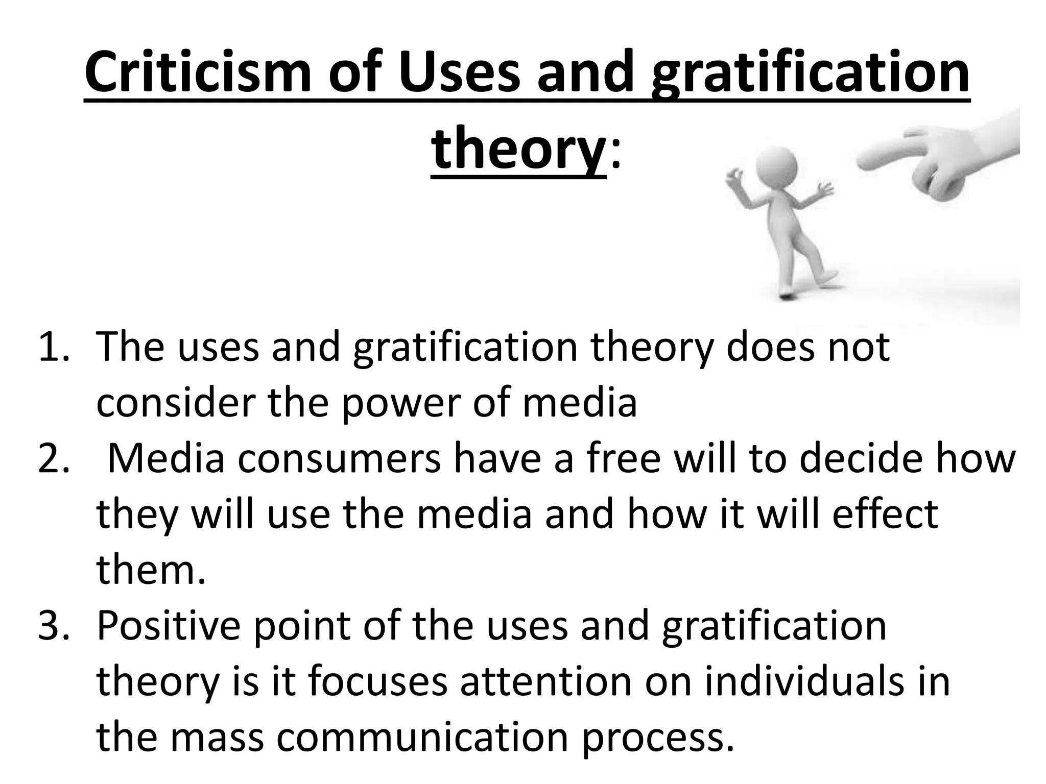 Uses & gratification theory | PPTX