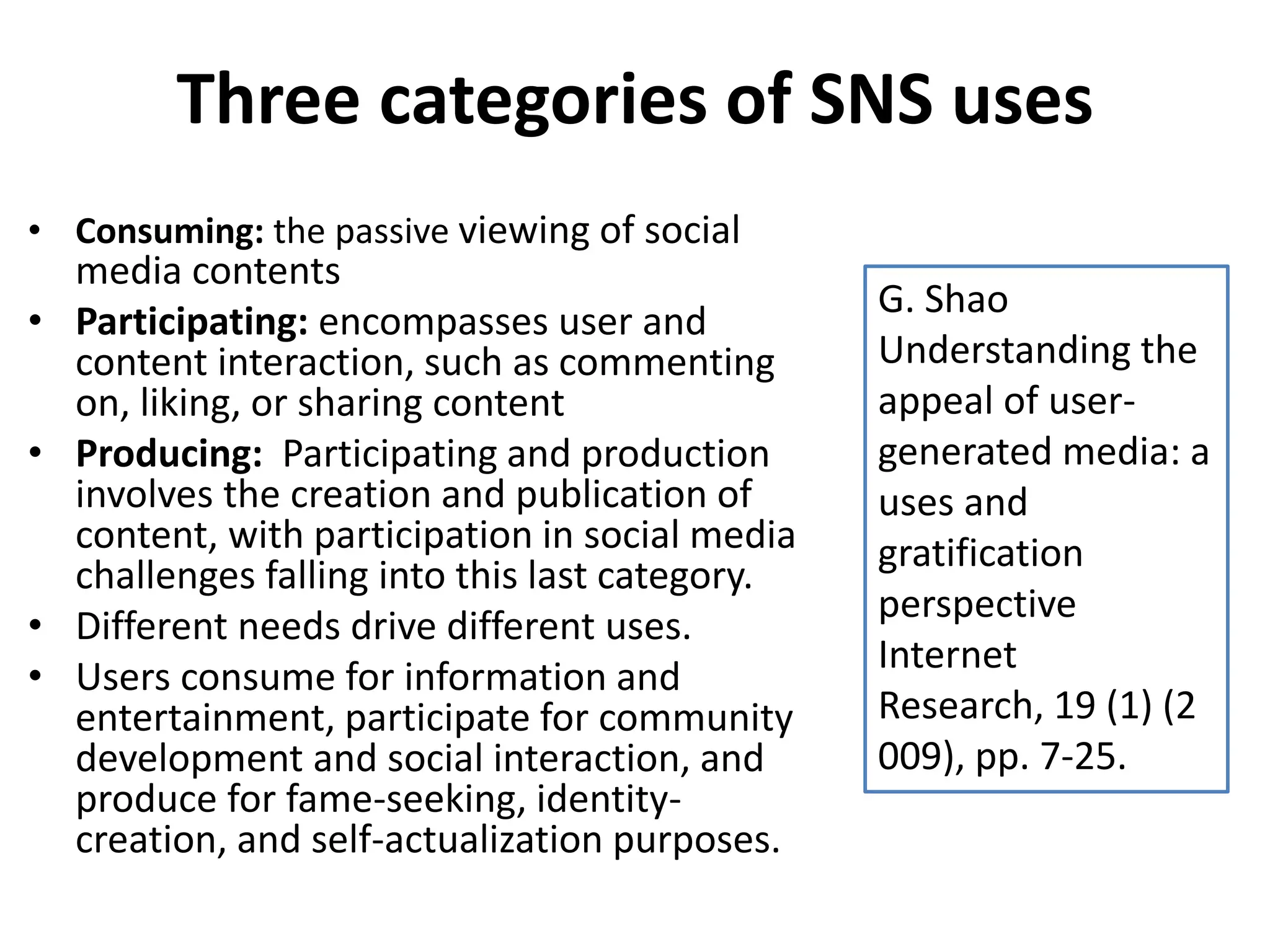 Uses&Gratification Approach and analysis | PPTX