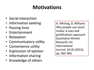 Uses&Gratification Approach and analysis | PPTX