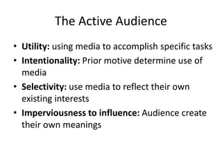 Uses&Gratification Approach and analysis | PPTX