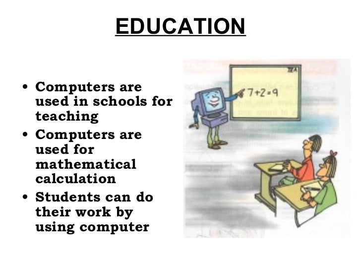Computer Uses in different areas