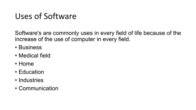 Uses,mis uses and risk of software | PPTX | Operating Systems ...
