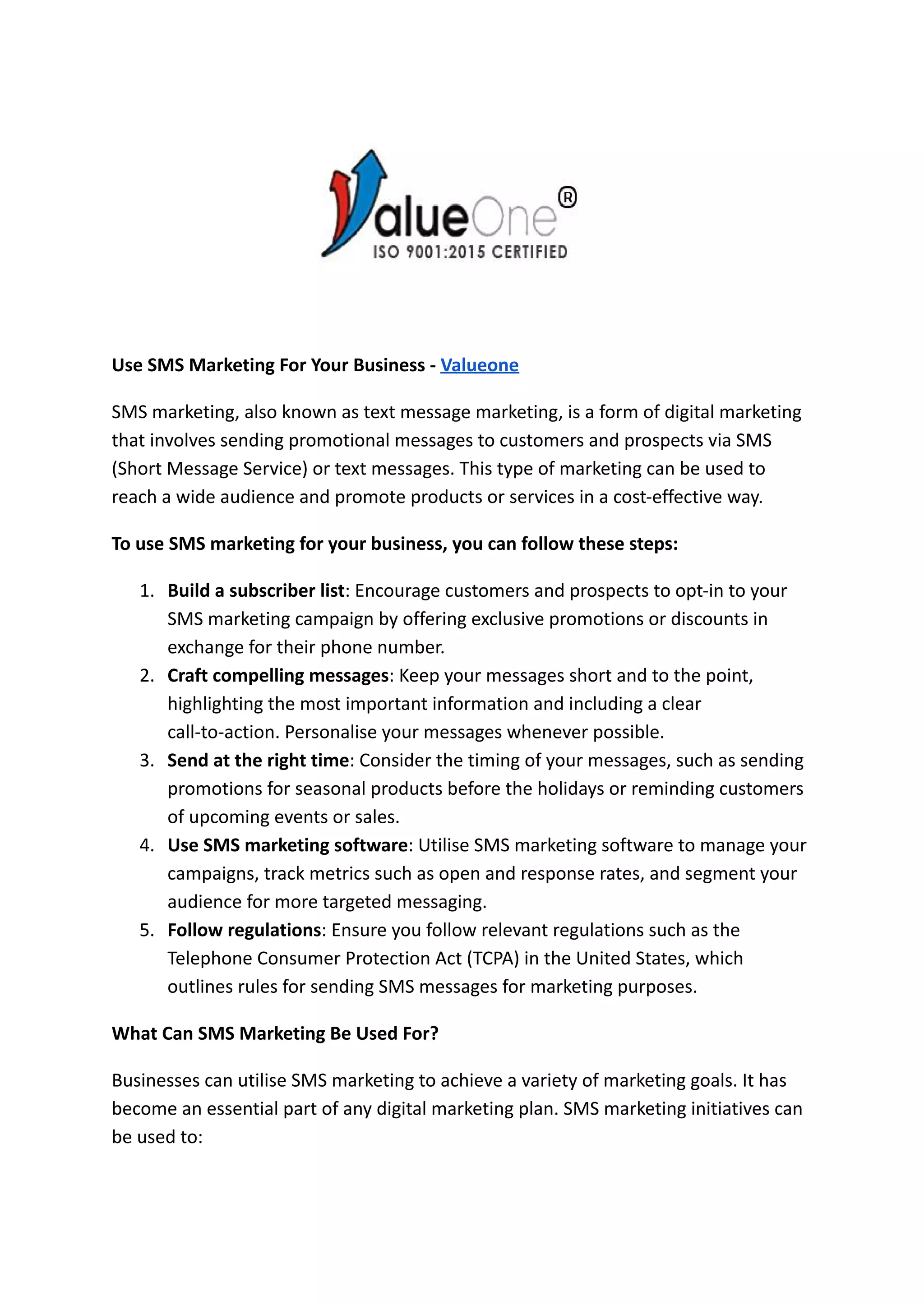 Use sms marketing for your business.pdf