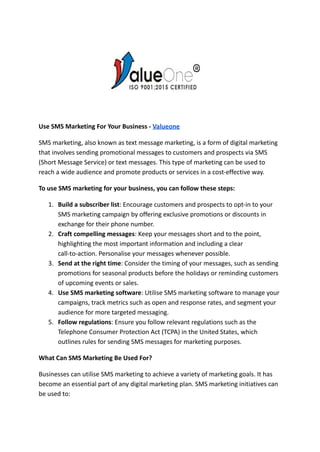 Use sms marketing for your business.pdf