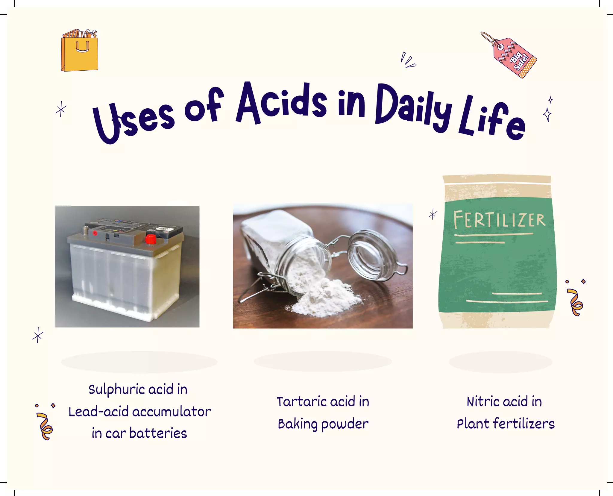 Uses of acids and alkalis in daily life | PDF