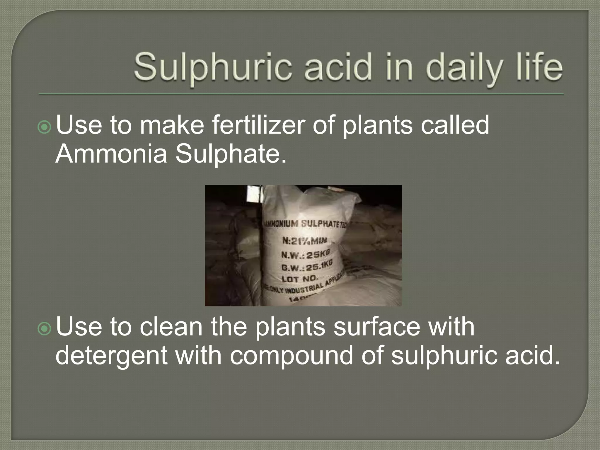 Uses of acids in daily life and industry | PPTX