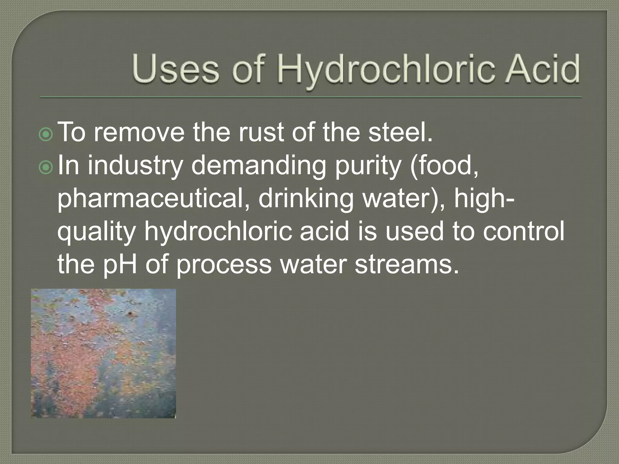 Uses of acids in daily life and industry | PPTX