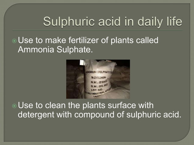 Uses of acids in daily life and industry | PPTX | Chemistry | Science