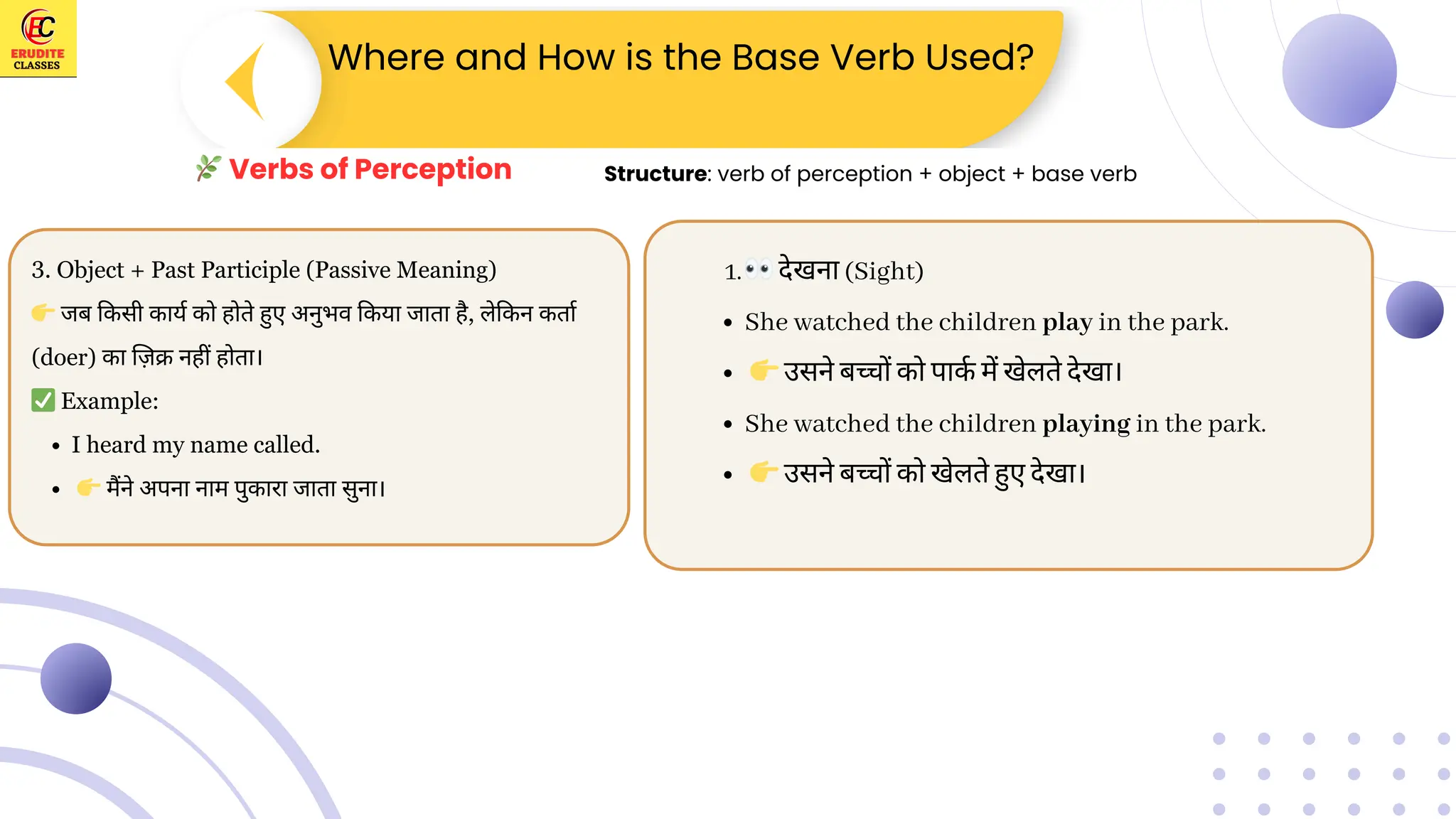 “Base Verbs in English Grammar: Rules & Examples” | PDF