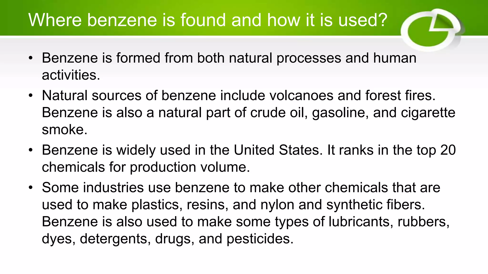 Uses of benzene | PPT