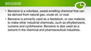 Uses of benzene | PPT