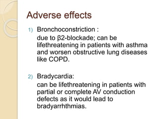 Beta blockers | PPTX