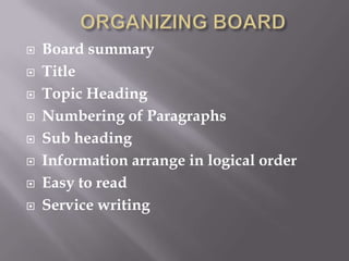 Uses of board | PPTX