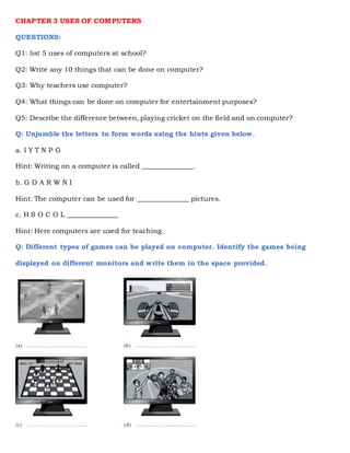 Uses of computer | DOCX