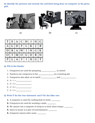 Uses of computer | DOCX