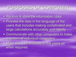 Uses of computer in hospitals and community.ppt