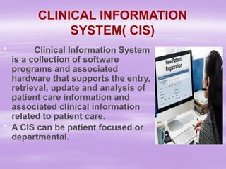 uses of computer in hospitals and community.ppt