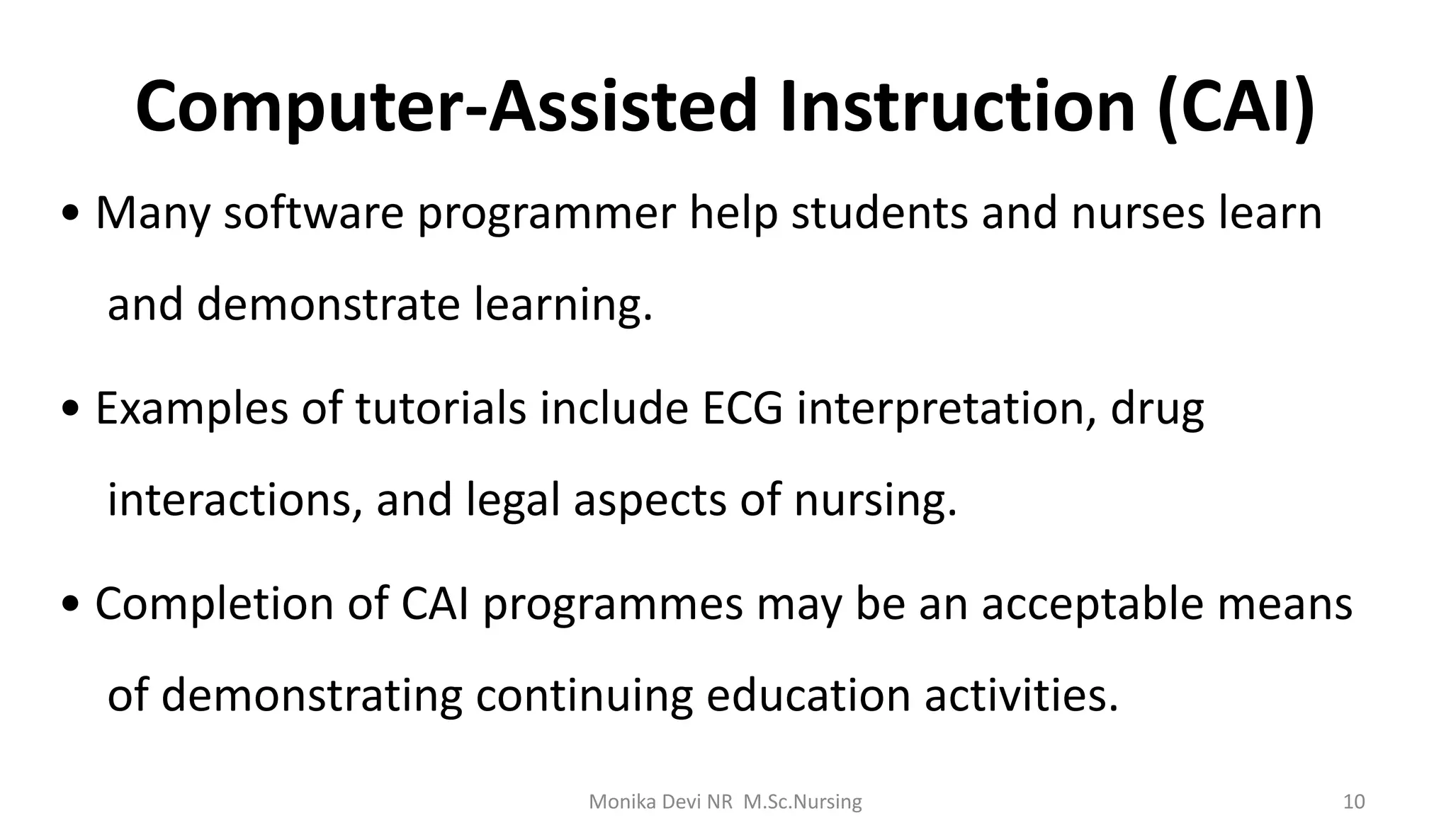 Uses of computer in nursing | PPTX