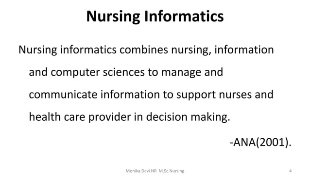 Uses of computer in nursing | PPTX