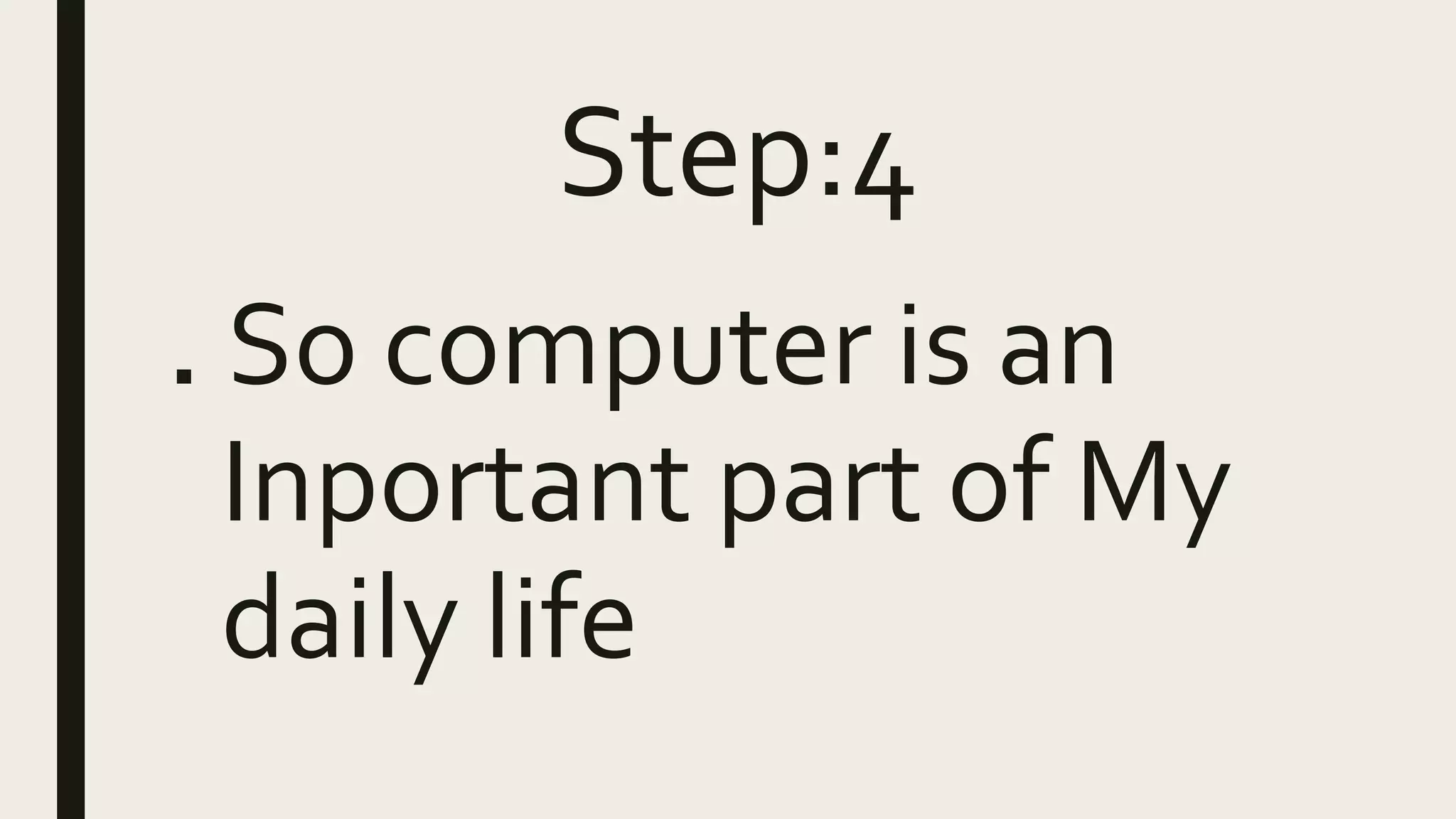 Uses of computer in our daily life | PPTX