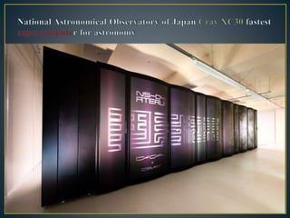 Uses of computer in space | PPTX