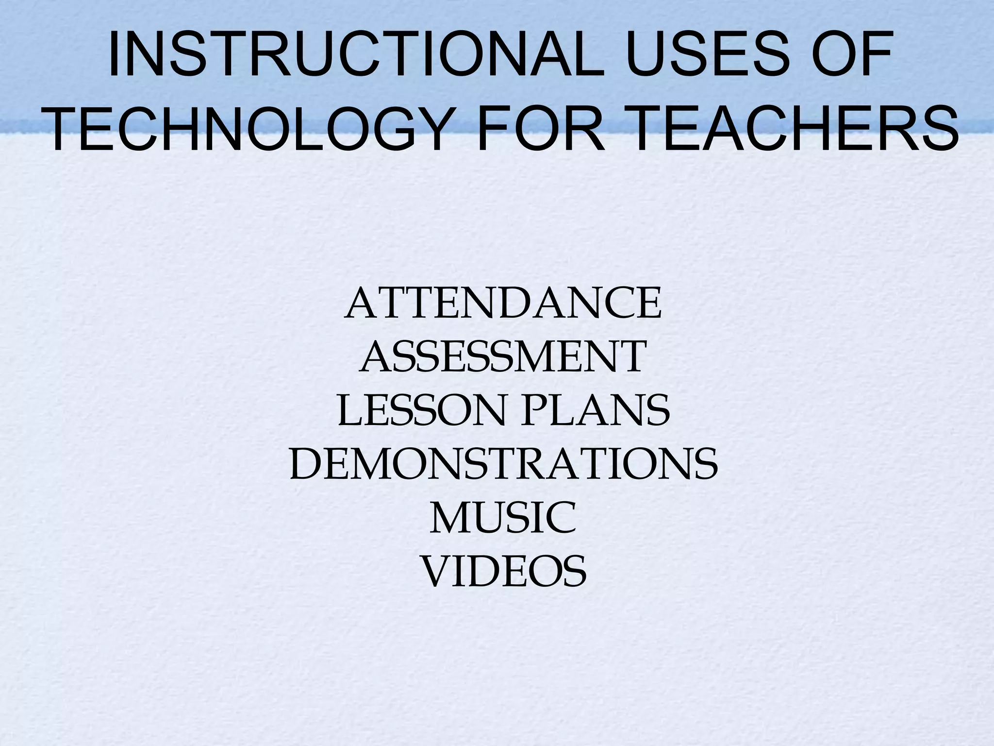Uses of computer in Teaching P.E. | PPTX